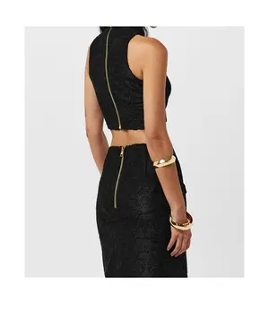 Balmain High Neck Zippered Vest