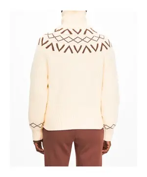 Varley Sigrid Ribbed-knit Half-zip Sweater - Whitecap Grey
