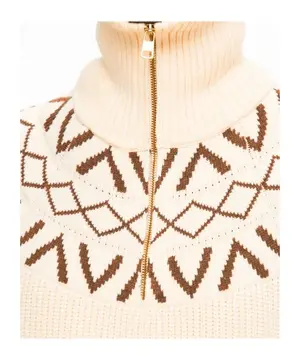 Varley Sigrid Ribbed-knit Half-zip Sweater - Whitecap Grey