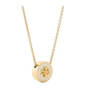 Tory Burch Pendant Necklace With Logo Motif