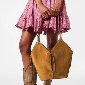 Isabel Marant Étoile Suede Shoulder Bag - Brown