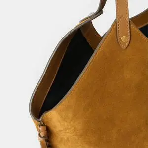 Isabel Marant Étoile Suede Shoulder Bag - Brown