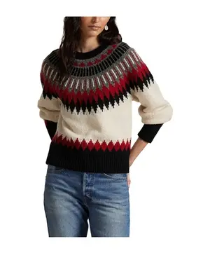 Polo Ralph Lauren Crew Neck Jumper With Fair Isle Pattern