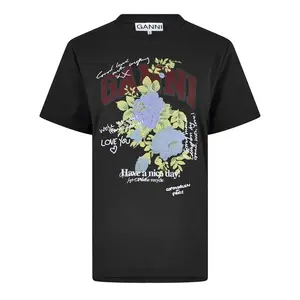 GANNI Printed T-shirt