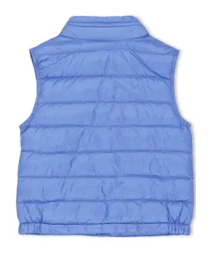 Moncler Logo Patch Vest - Blue