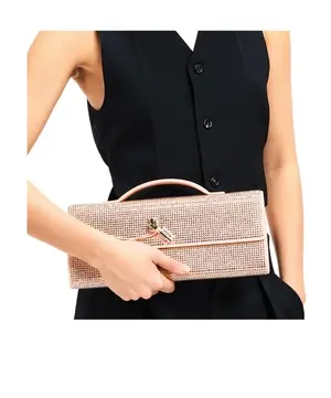 Bottega Veneta Rhinestone Embellished Clutch Bag