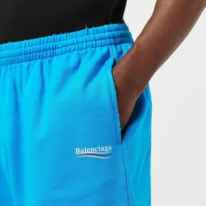 Balenciaga Logo Jersey Shorts