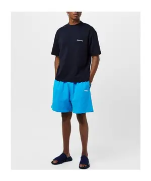 Balenciaga Logo Jersey Shorts