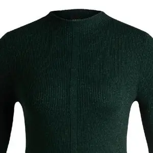 Hugo Boss Dark Green Midi Dress