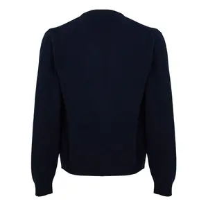 Gucci Crewneck Long Sleeve Sweater With Ribbed Trim