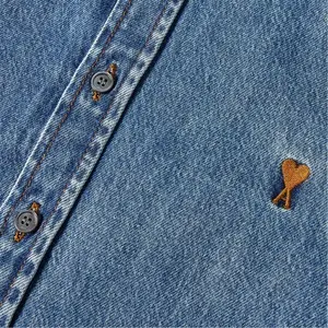 AMI Paris Long Sleeve Denim Shirt