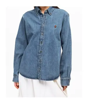 AMI Paris Long Sleeve Denim Shirt