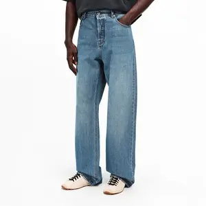 Jacquemus Jacquard Script Straight Leg Jeans