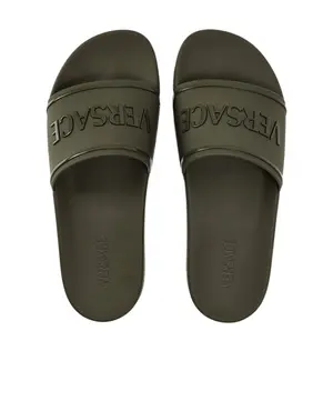 Versace Emboss Pool Sliders