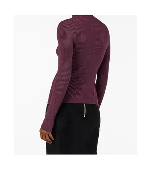 Balmain Round Neck Knitted Cardigan With Button Closure
