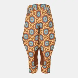 Gucci Printed Wide Leg Trousers
