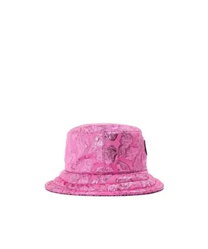 Gucci Brocade Bucket Hat With Metallic Floral Pattern