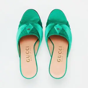 Gucci Heeled Sandals - Green
