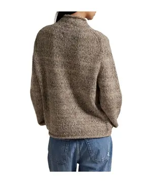 Polo Ralph Lauren Flag Knit Mock Neck Jumper - Multicolor