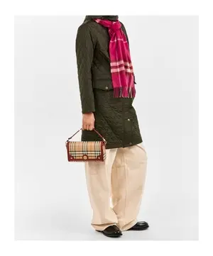 Burberry Plaid Pattern Scarf - Red