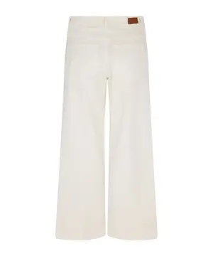 Moncler Wide Leg Casual Pants - White