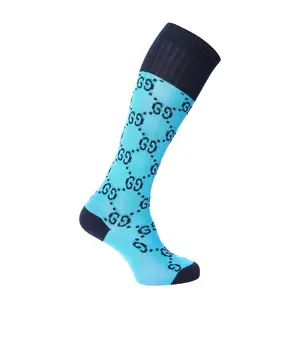 Gucci Logo Socks - Blue