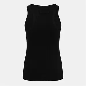 JEAN PAUL GAULTIER Ribbed Knit Vest With Hardware Detail