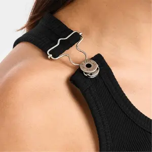 JEAN PAUL GAULTIER Ribbed Knit Vest With Hardware Detail