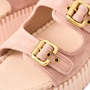 Chloé Buckled Platform Sandals