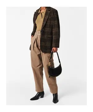 Isabel Marant Étoile Oskan Moon Zipper Shoulder Bag