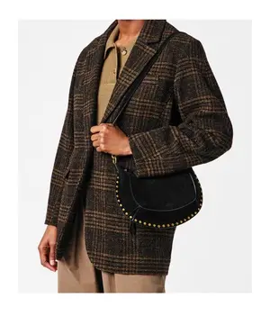 Isabel Marant Étoile Oskan Moon Zipper Shoulder Bag