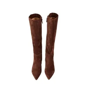 Ralph Lauren Suede Knee-high Boot
