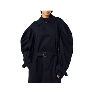 Balenciaga Lapel Long Trench Coat