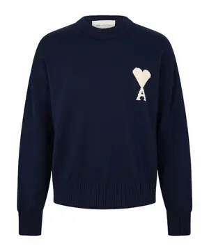 AMI Paris De Coeur Sweatshirt - Black