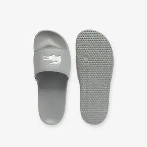 Lacoste Open Toe Pool Slippers With Logo Detail