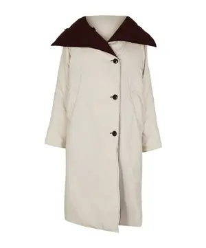 Varley Annalise Reversible Wrap Coat - White