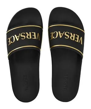 Versace Emboss Pool Sliders
