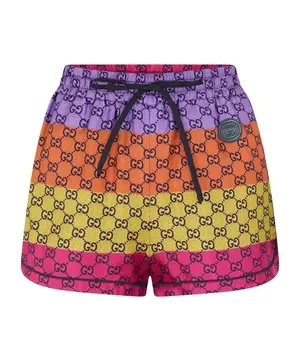 Gucci Simple And Elegant Shorts - Multicolor