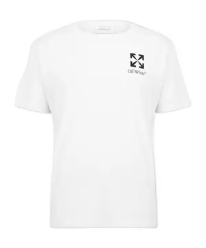 Off-White Small Arrow Regular Fit T-shirt - White