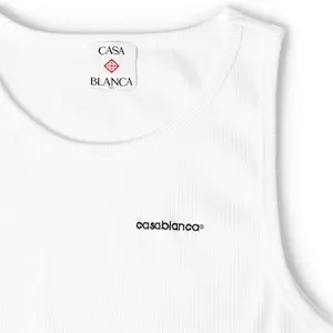 Casablanca Casa Ribbed Tank Sn62