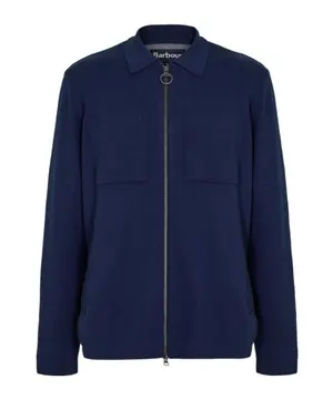 Barbour Long-sleeved Zip-up Jacket - Black