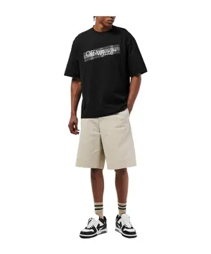 Off-White Regular Fit Flannel T-shirt