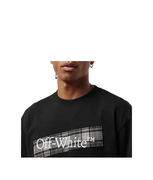 Off-White Regular Fit Flannel T-shirt