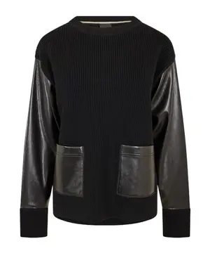 Hugo Boss Fanalian Crew Sweatshirt - Black