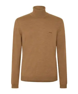 Hugo Boss Baldebert E Turtle Neck Jumper - Brown