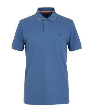 Hugo Boss Logo Short-sleeve Polo Shirt - Blue