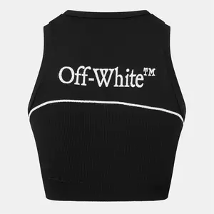 Off-White Seamless Printed Crop Top