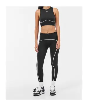Off-White Seamless Printed Crop Top