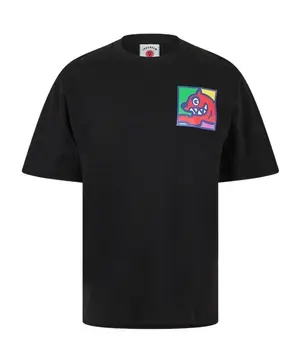ICECREAM Crew Neck Short-sleeved T-shirt - Black