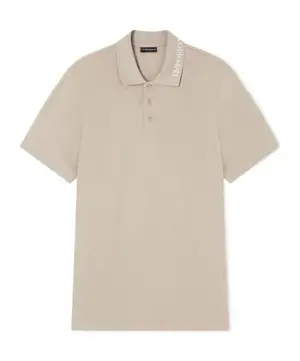 Emporio Armani Short-sleeved Polo Shirt - Nude